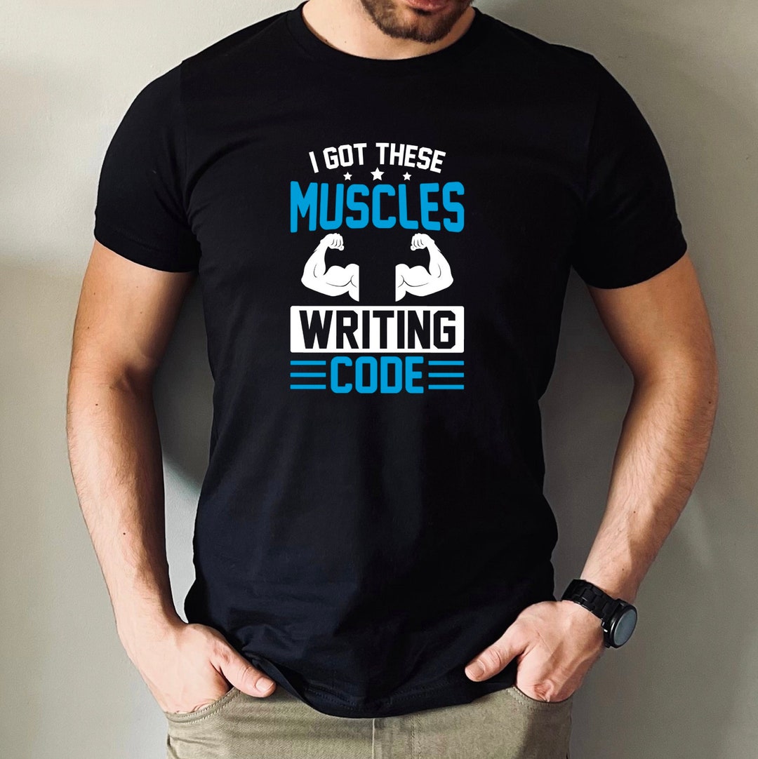 Coding Shirt, Muscle Flex CSS Coding and Fitness Shirt, Computer Coder ...