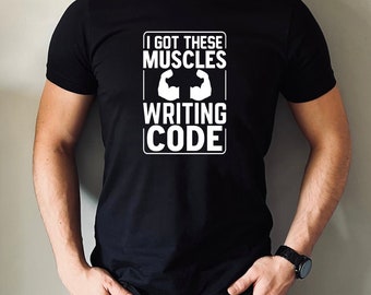 Coding Shirt, Muscle Flex CSS Coding and Fitness Shirt, Computer Coder, Programming Developer ...