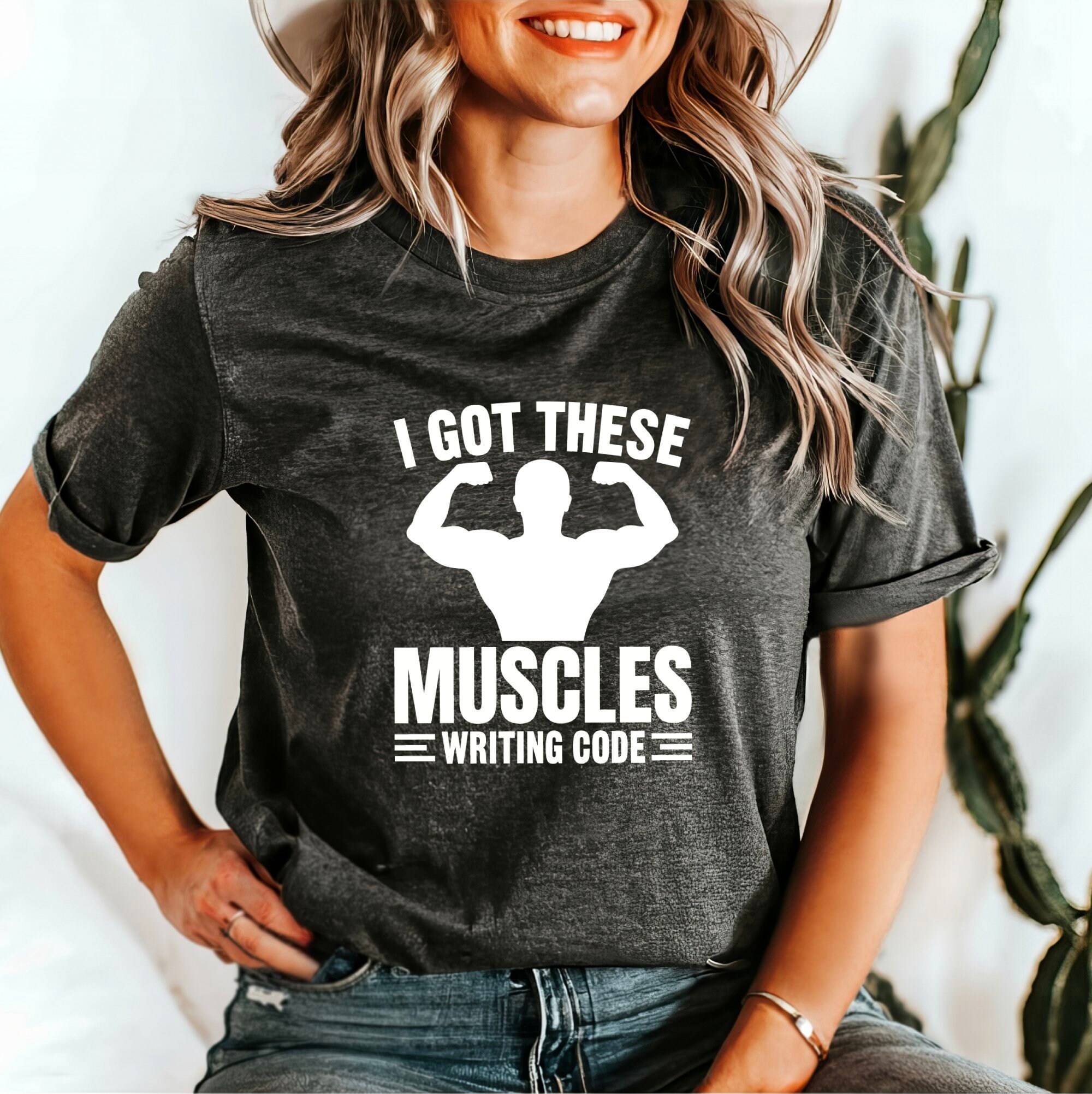 Coding Shirt, Muscle Flex CSS Coding and Fitness Shirt, Computer Coder, Programming Developer ...