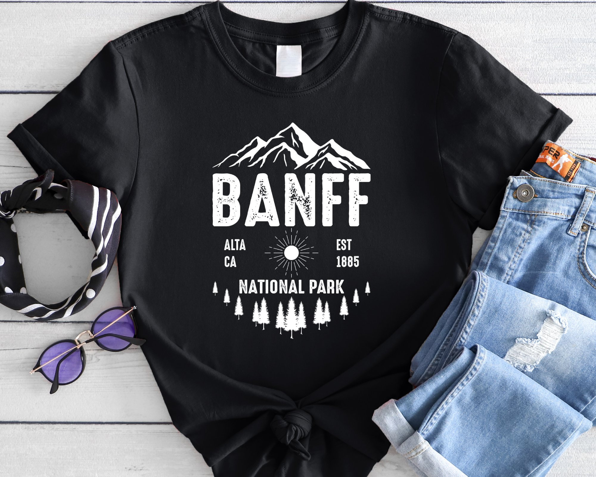 National Park Shirt Banff National Park Shirt Souvenir Shirt Banff ...