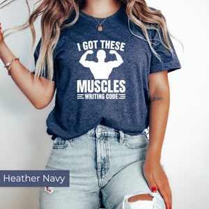 Coding Shirt, Muscle Flex CSS Coding and Fitness Shirt, Computer Coder, Programming Developer ...