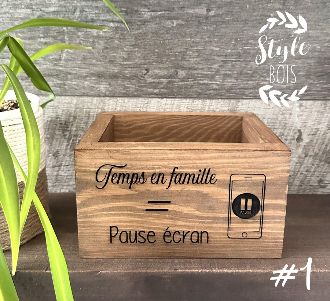 Cell Phone Storage, Wooden Cell Phone Box. Electronic Device Box, Cell ...