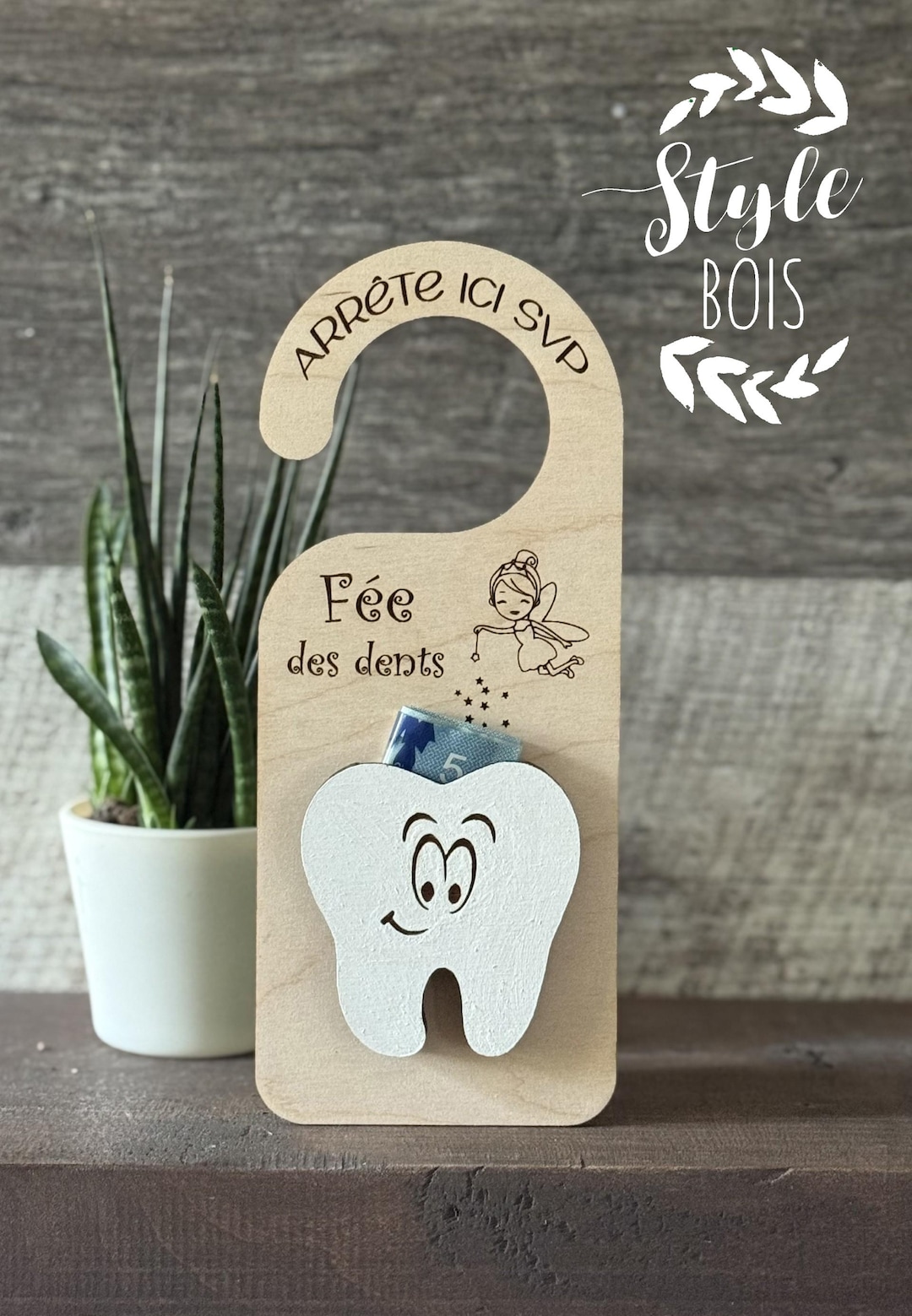 Tooth Fairy, Tooth Holder, French Tooth Fairy Accessory, Door Handle ...