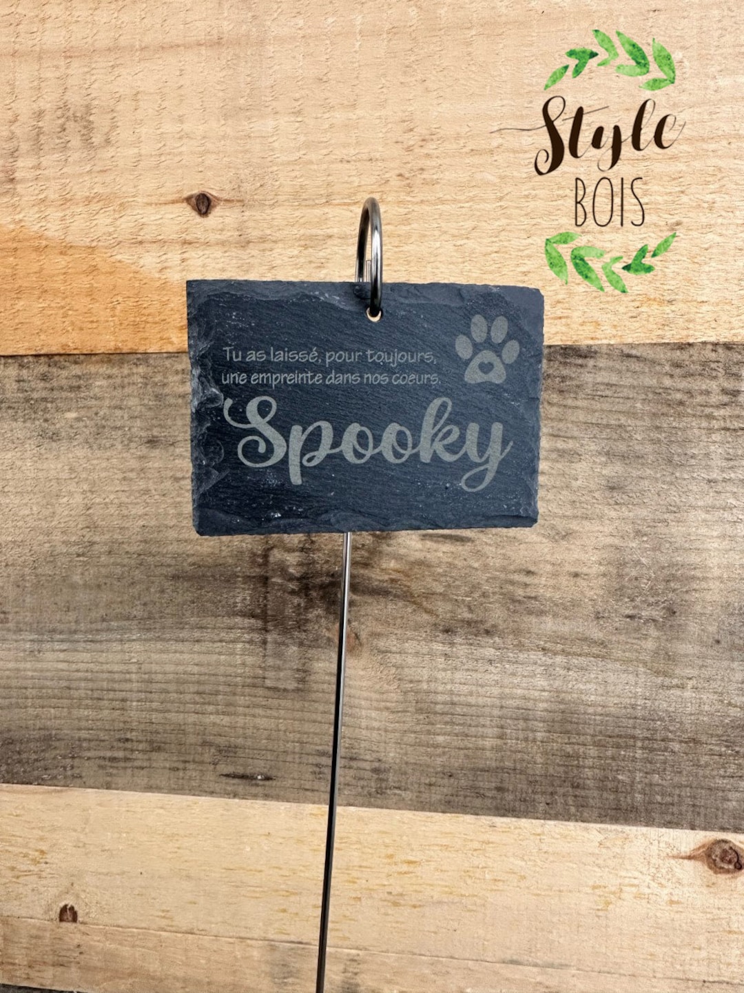 Personalized Slate, Commemorative Slate, Animal Commemoration, Souvenir ...