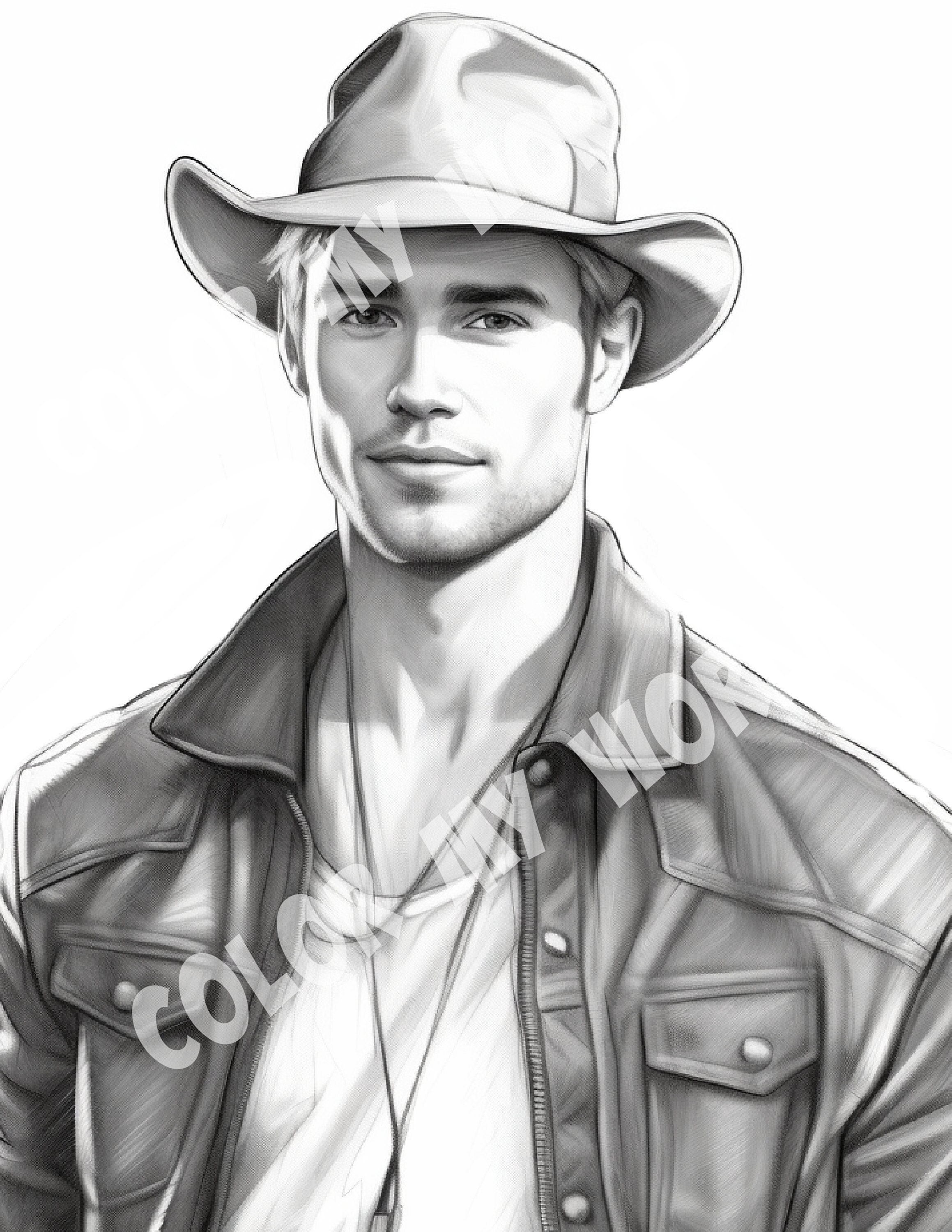 Roy Adult Coloring Greyscale - Etsy