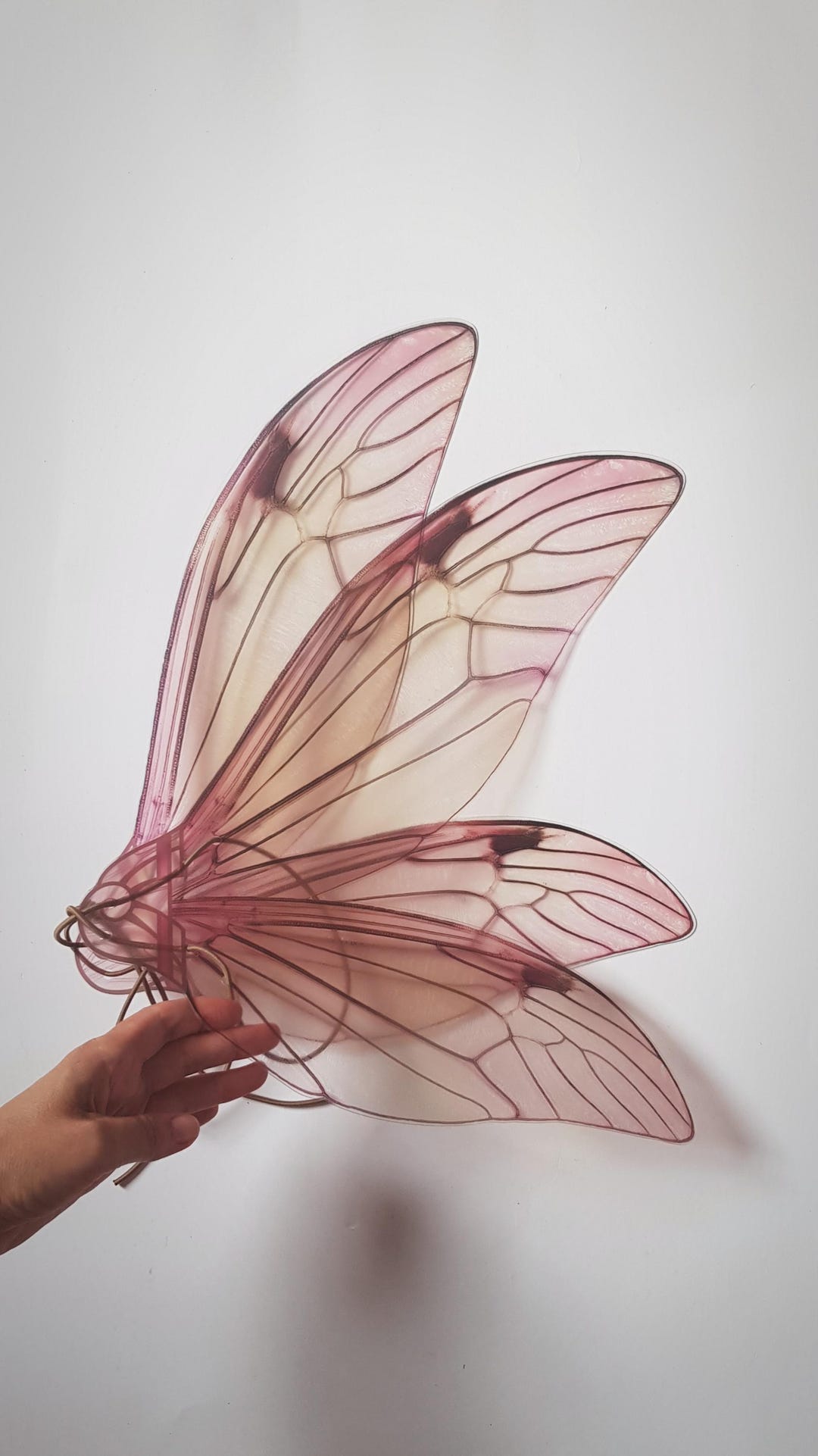 Transparent Colorful Pink Fairy Wings Gift for Girl Flower Fairy. - Etsy