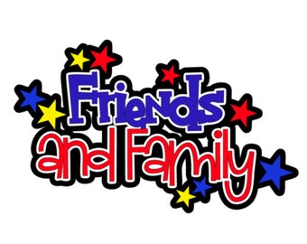 Friends Scrapbook Title - Etsy