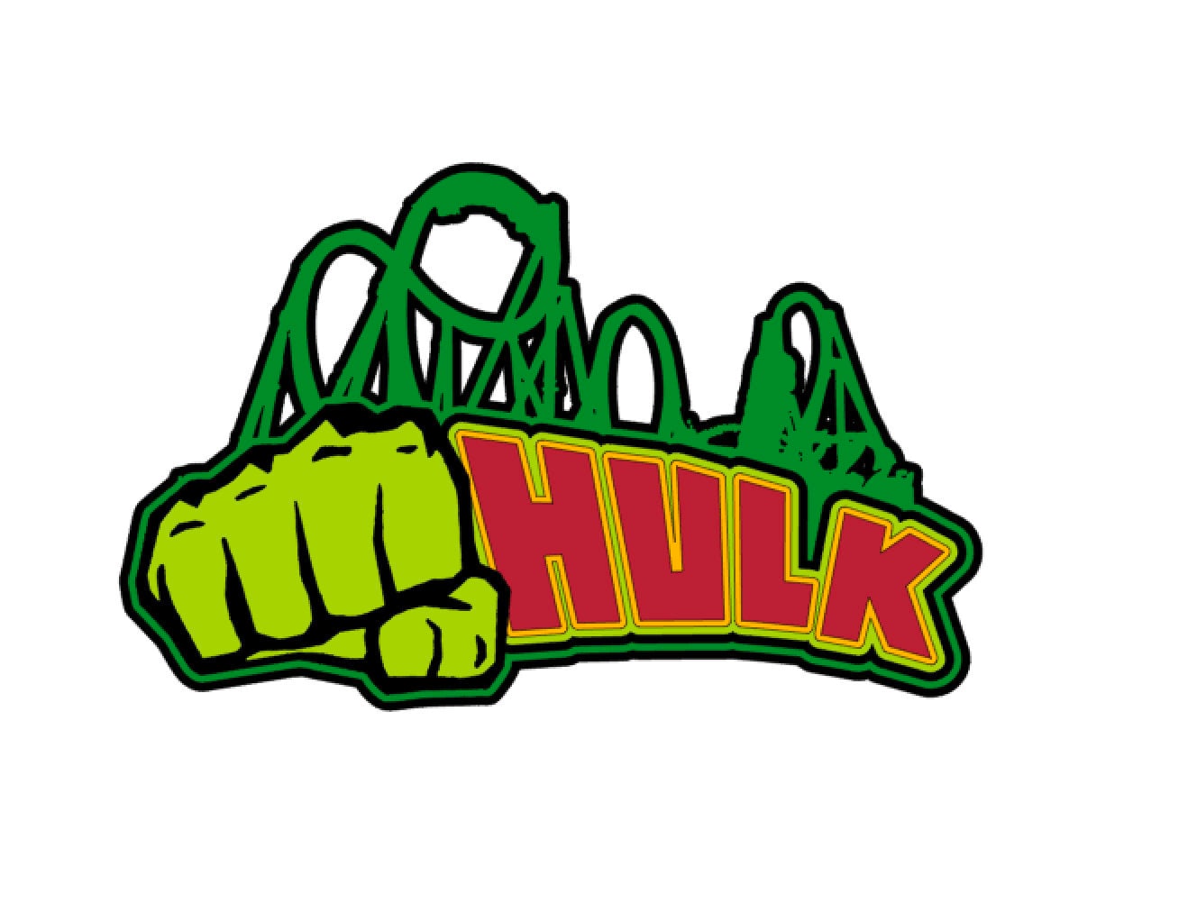 SVG Digital Download Universal Incredible Hulk Coaster Digital Cutting ...