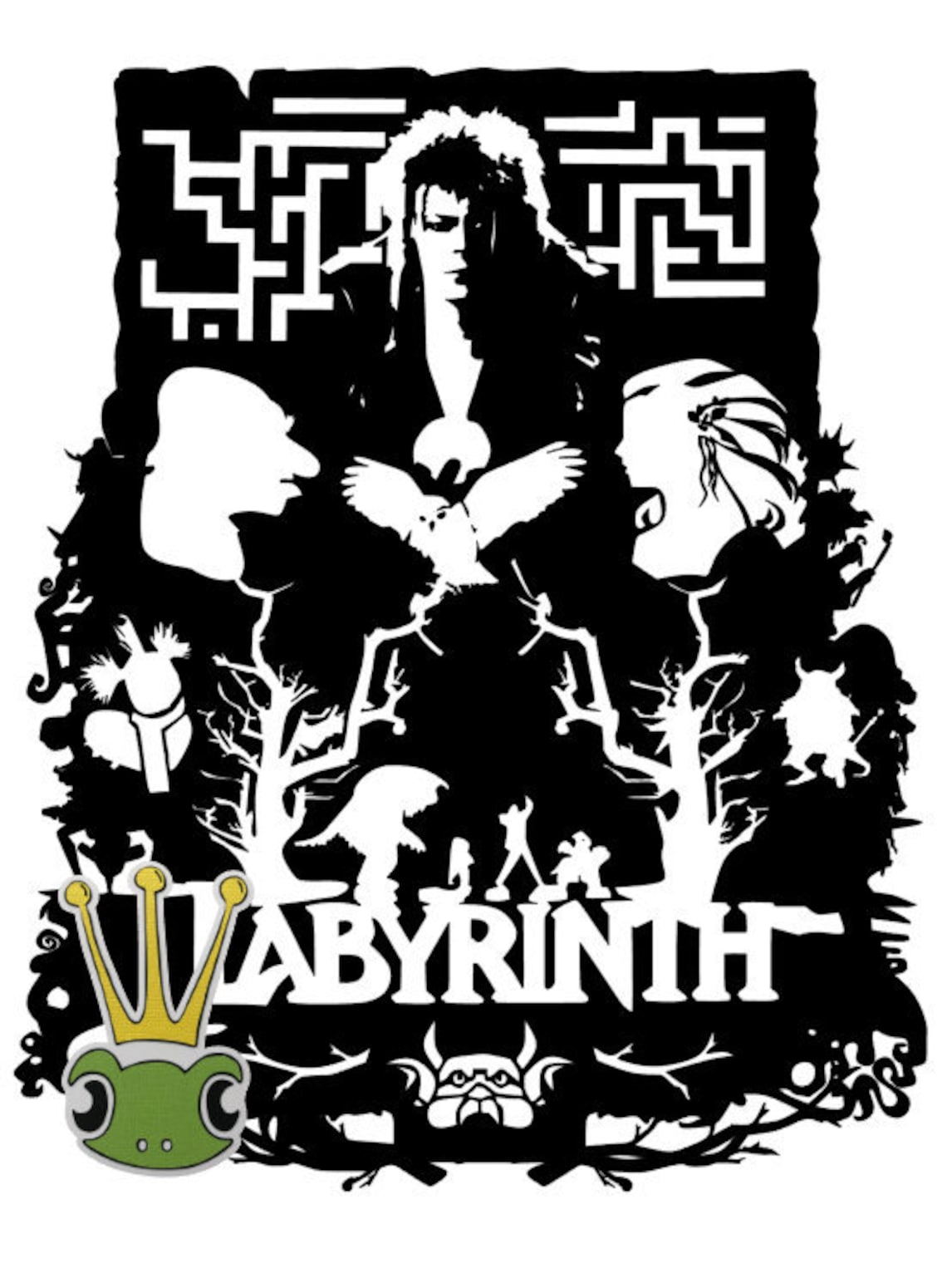 Labyrinth SVG Digital Download Digital Cutting File for | Etsy