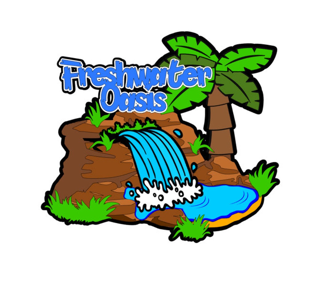 SVG Digital Download Seaworld's Freshwater Oasis Digital Cutting File ...