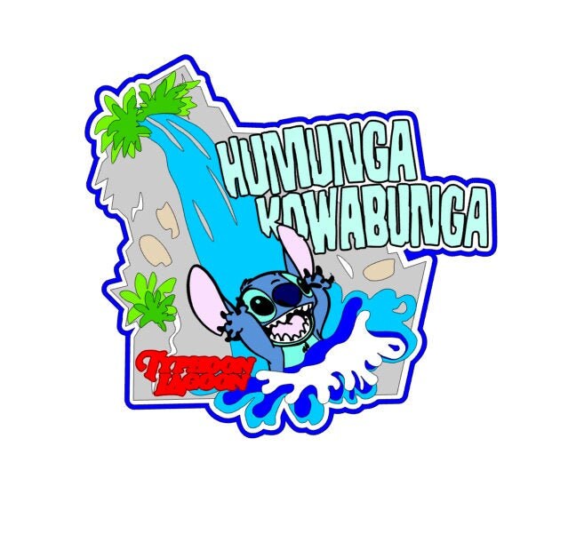 SVG Digital Download Humunga Kowabunga Typhoon Lagoon digital | Etsy