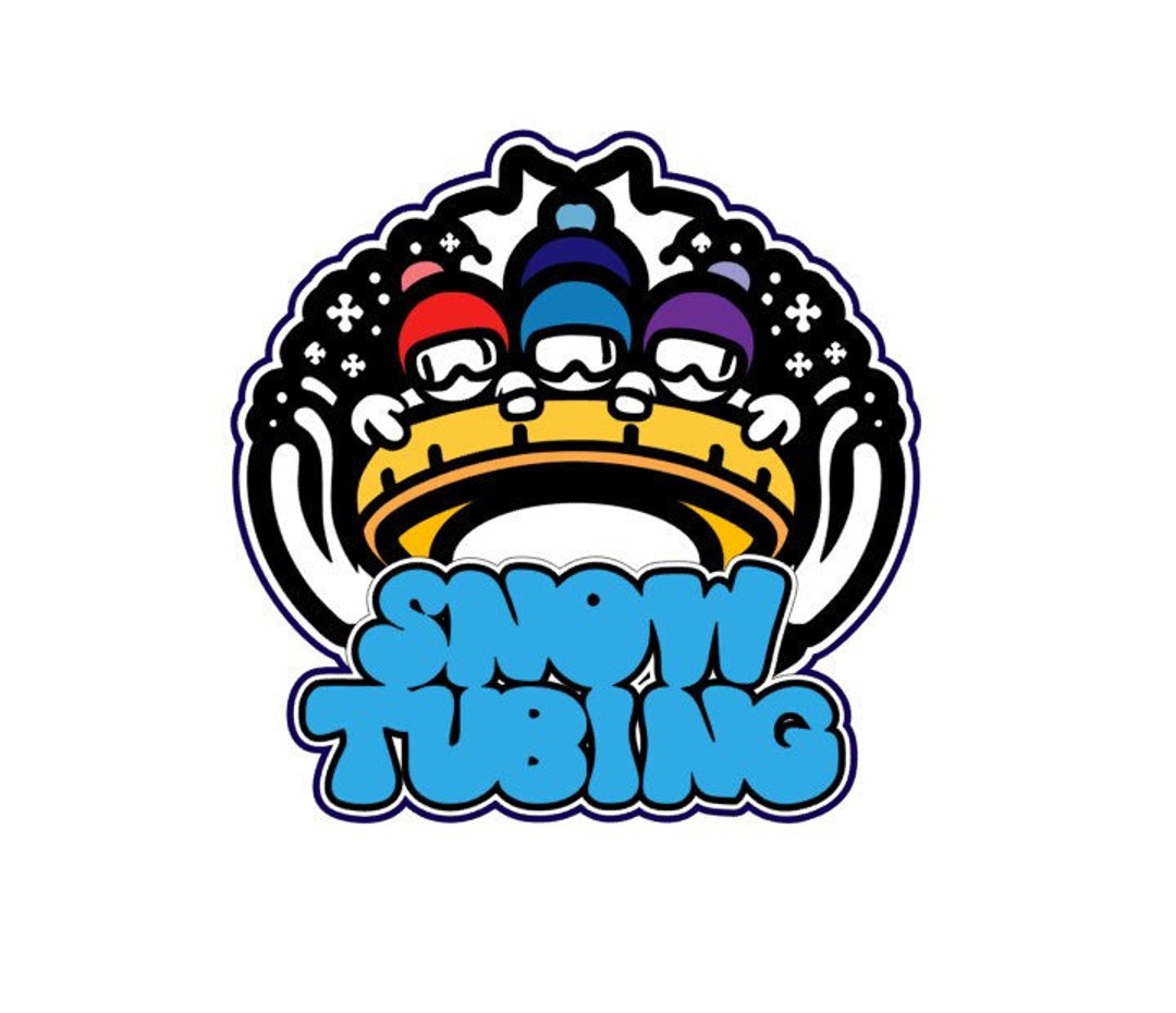 SVG PNG Digital Download Scrapbook Die Cut Snow Tubing Cutfile for ...