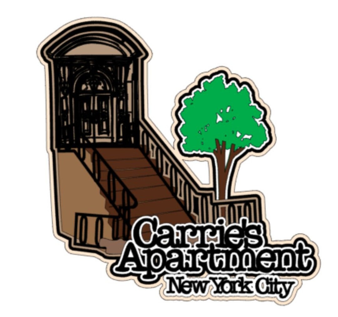 SVG PNG Digital Download Scrapbook Die Cut Carrie's Apartment New York ...