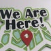 We Are Here Map Die Cut Scrapbook Embellishment - Etsy
