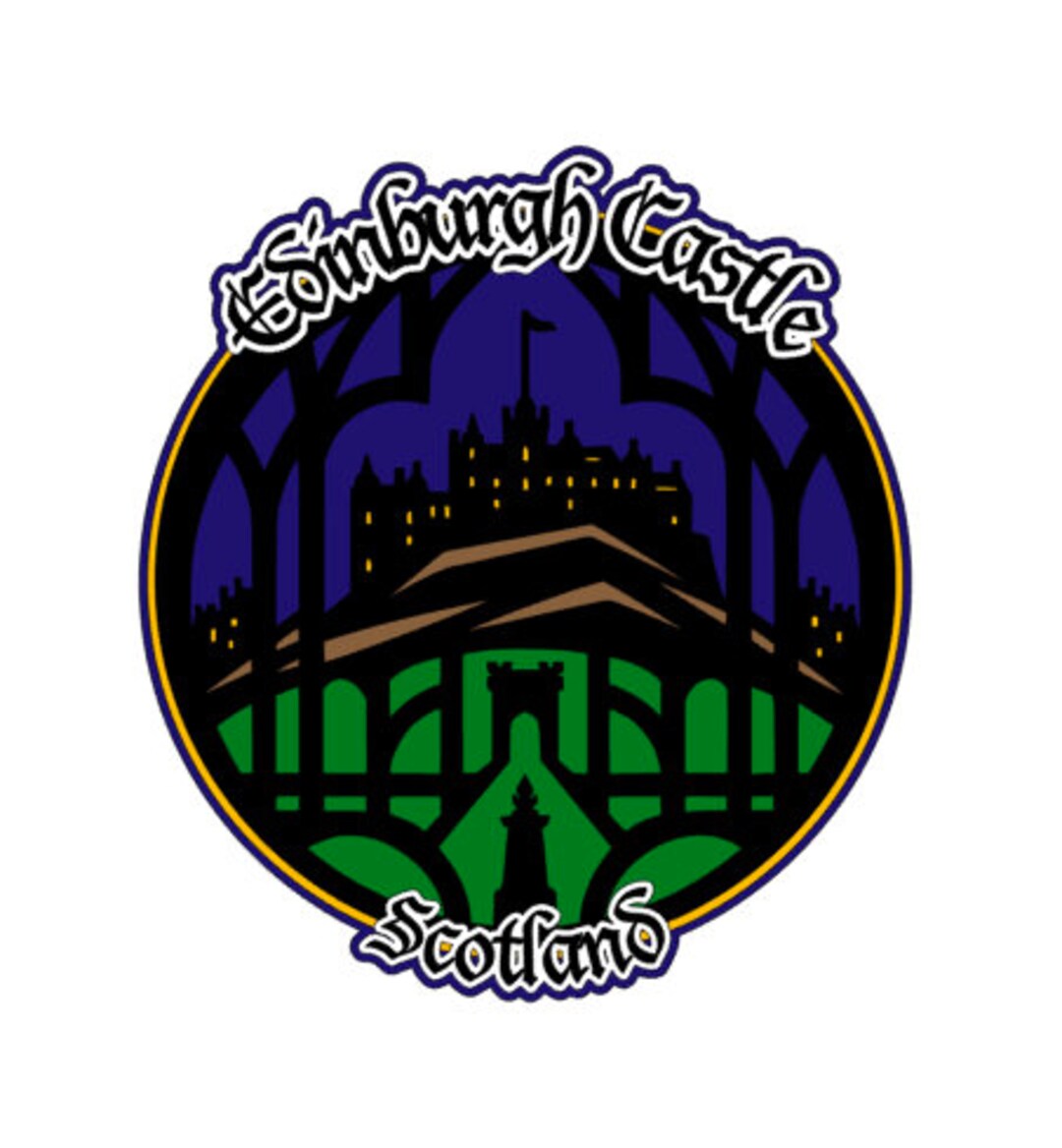 SVG PNG Digital Download Scrapbook Die Cut Edinburgh Castle Scotland ...