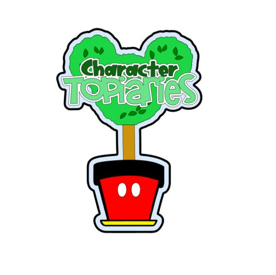 SVG Digital Download Character Topiaries Digital Cutting File - Etsy