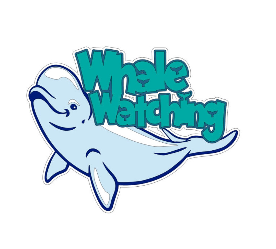 SVG PNG Digital Download Beluga Whale Title Cut File Digital Cutting ...
