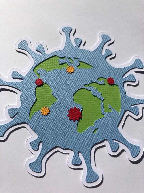 Germ World Die Cut Scrapbook Embellishment | Etsy