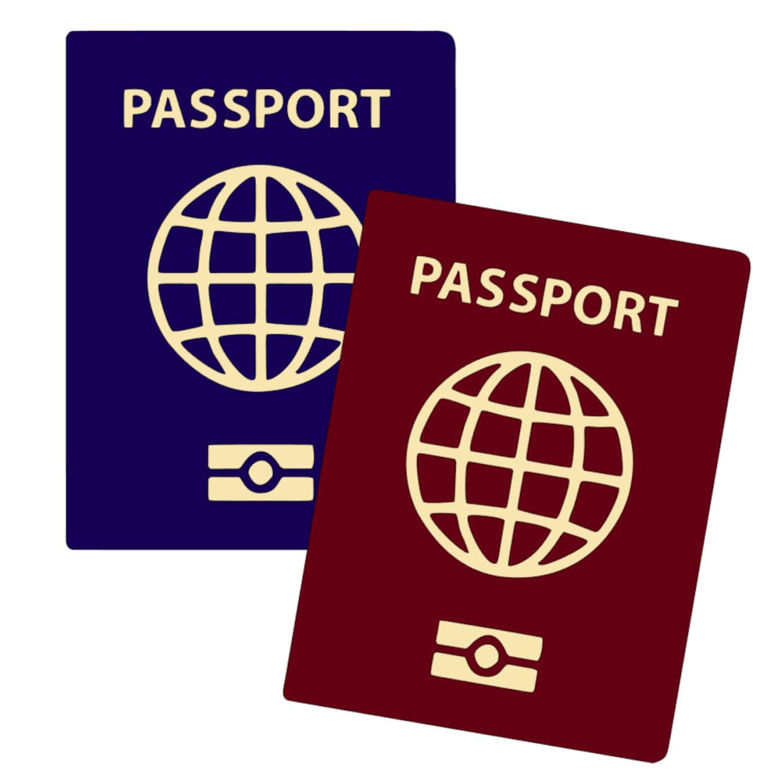 SVG Digital Download Passport Scrapbook Embellishment Digital Cutting ...