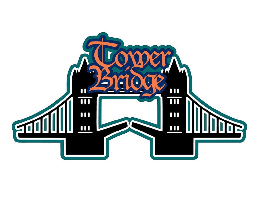SVG Digital Download Tower Bridge London Digital Cutting File for ...