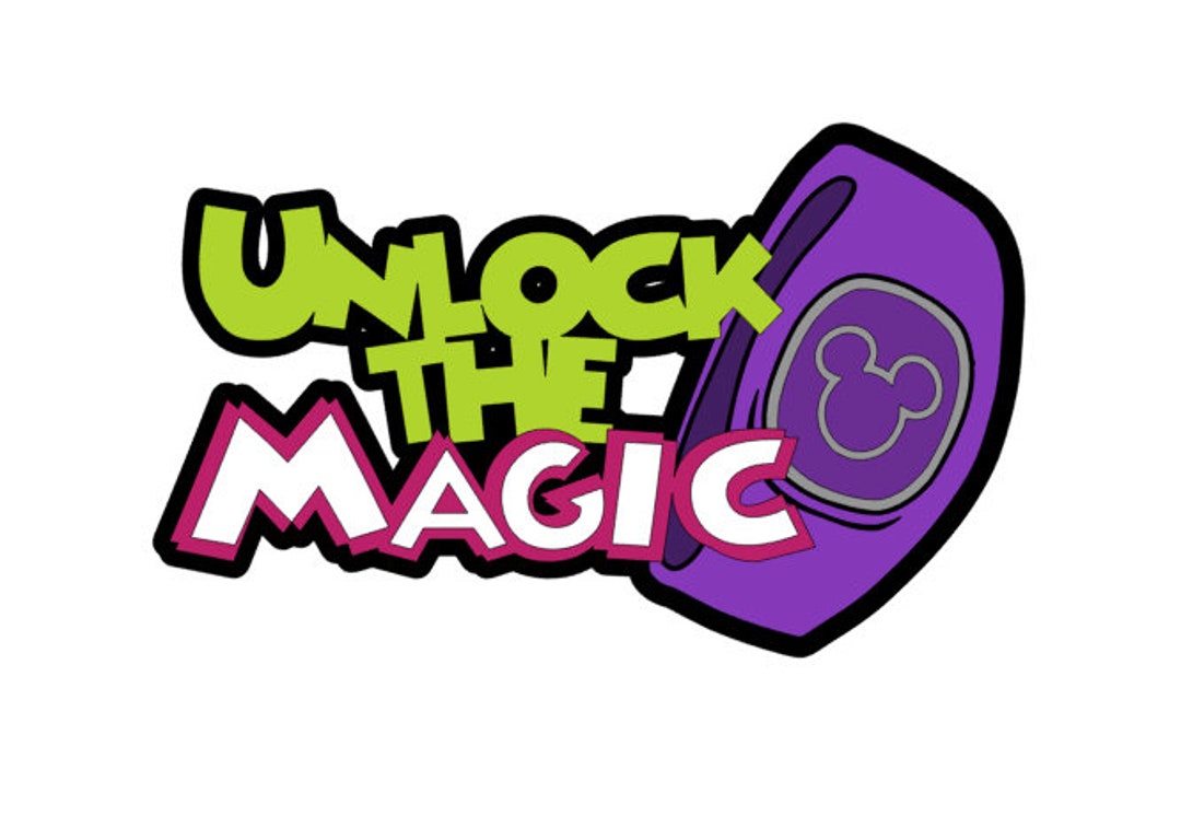 SVG Digital Download Unlock the Magic Band Plus Digital Cutting File ...