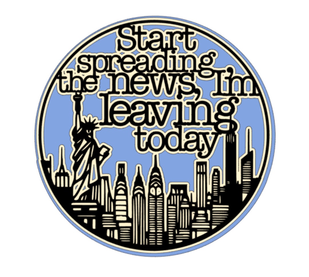 SVG Digital Download Goodbye New York Digital Cutting File .svg and ...