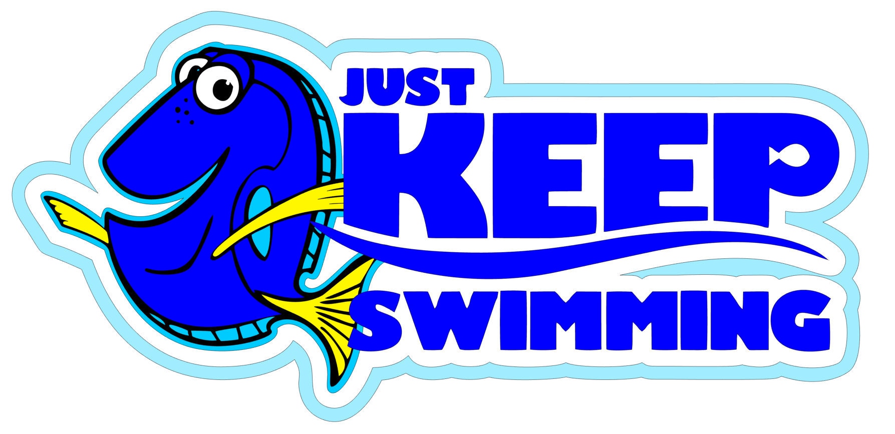 Dory Just Keep Swimming Drawing