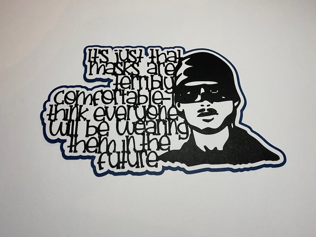 Princess Bride Mask Quote Die Cut Scrapbook Page Embellishment - Etsy