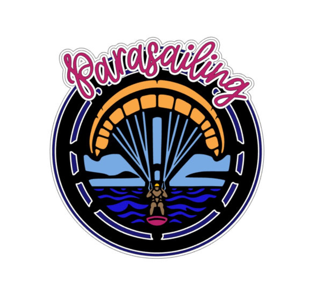 SVG PNG Digital Download Scrapbook Die Cut Parasailing Cutfile for ...