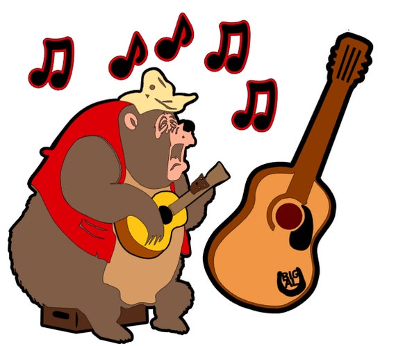 SVG Digital Download Country Bear Jamboree Big Al cutting file | Etsy