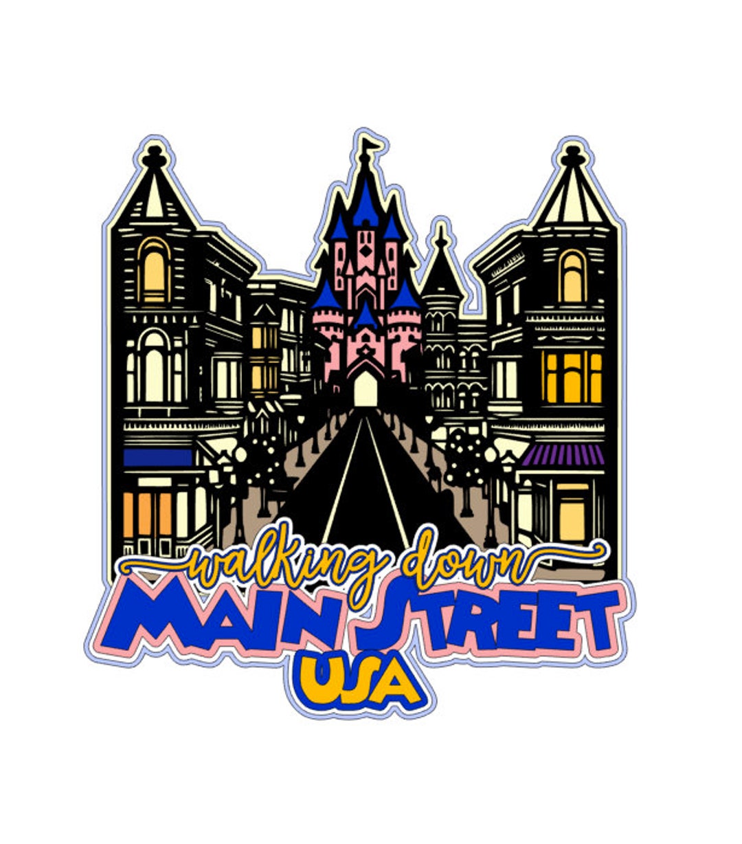 Main Street SVG PNG Digital Download Scrapbook Die Cut Cutfile for ...
