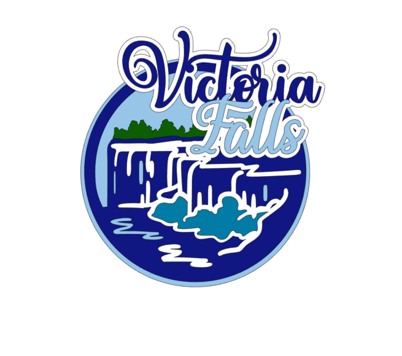 SVG Victoria Falls Scrapbook Title Digital Cutting File .svg - Etsy