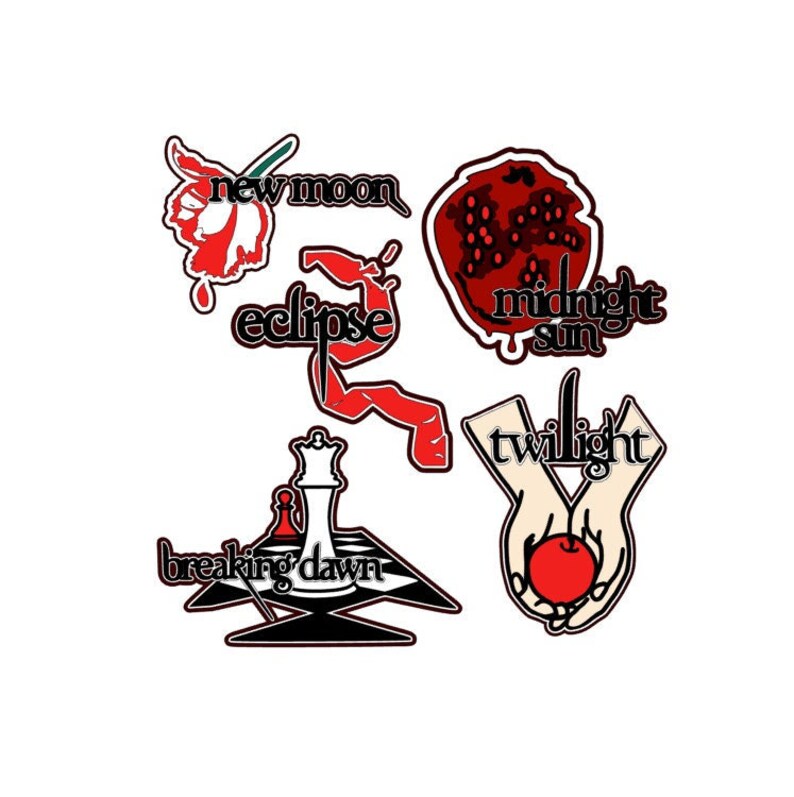 SVG PNG Digital Download Scrapbook Die Cut Twilight Inspired Title ...