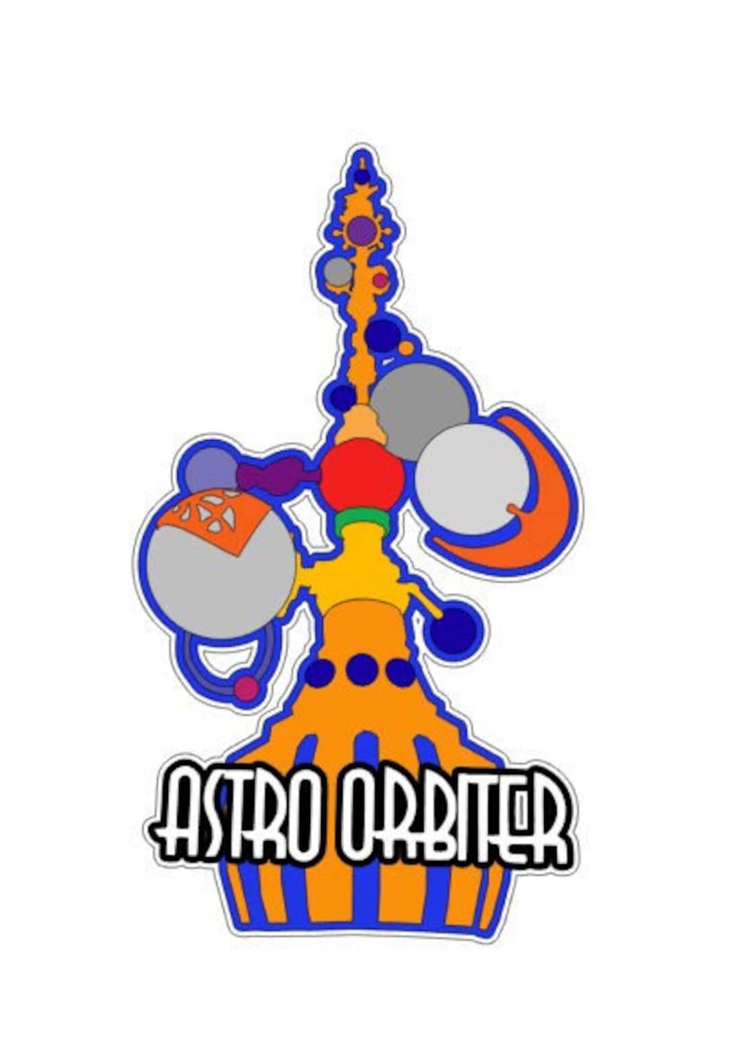 SVG PNG Digital Download Astro Orbiter Digital Cutting File - Etsy