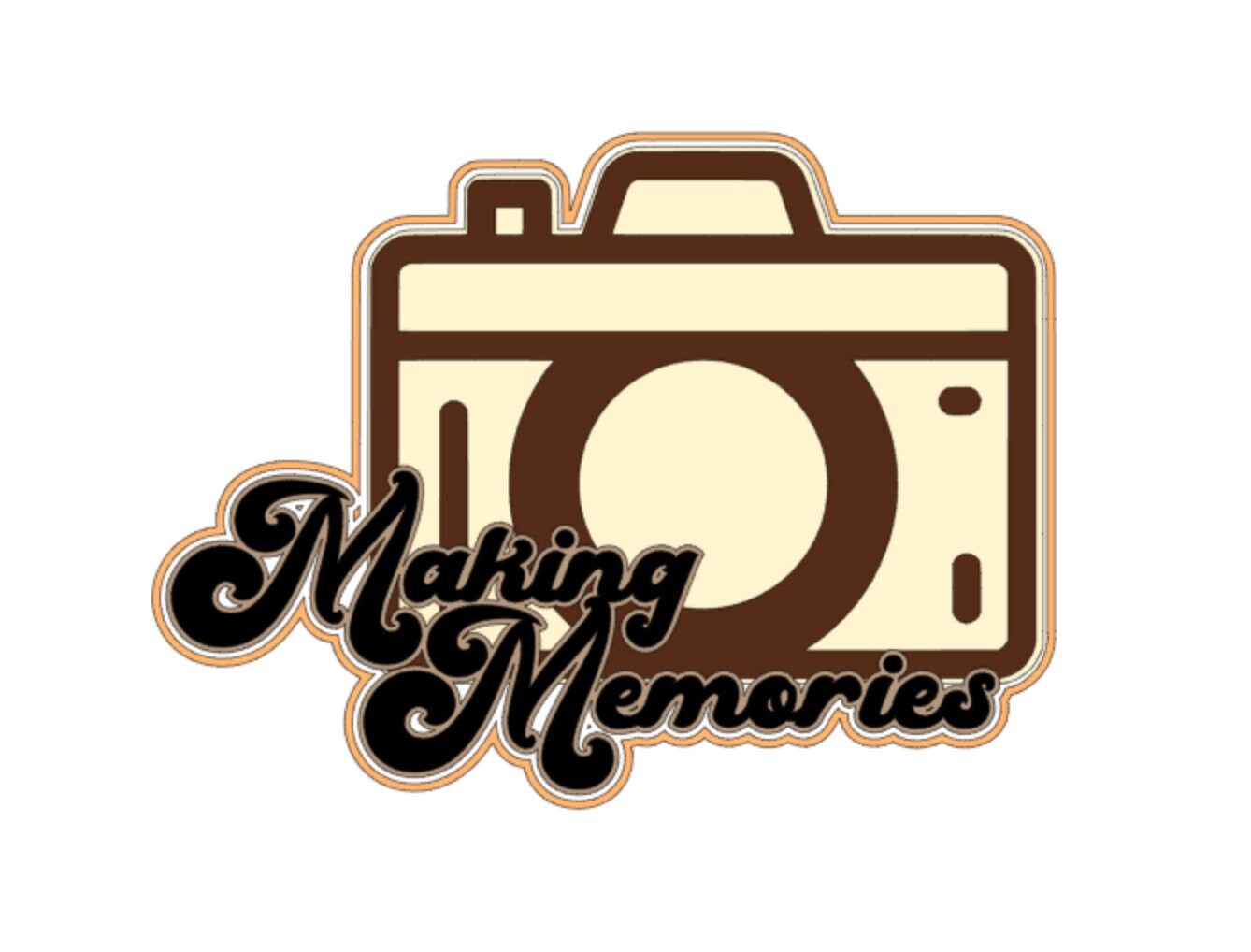 Making Memories Camera Scrapbook Title Digital Download | Etsy