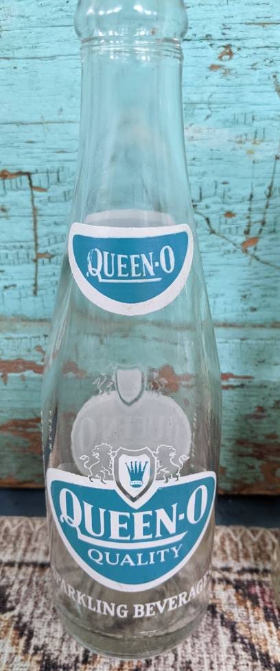 Vintage 7 Oz. Beverage Bottles 1950's Queen-o Kohlmann - Etsy