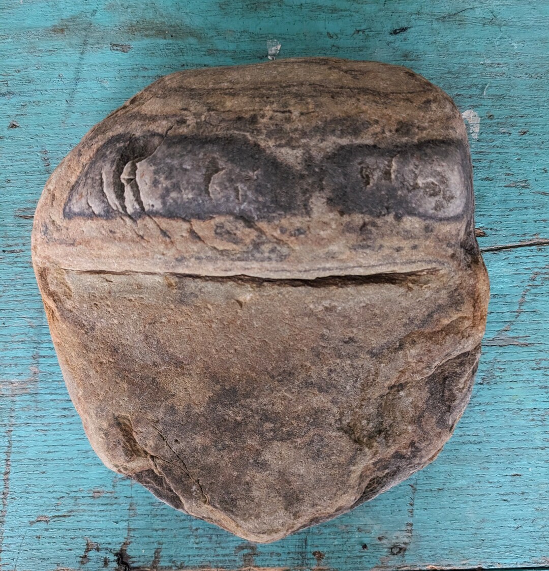 Lake Erie Stone - Smiling/ Smirking Face Rock - Rare - One-of-a-kind - Etsy