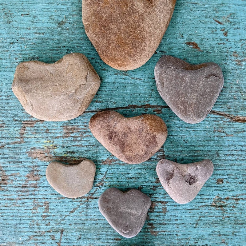 Heart Shaped Rocks - Etsy
