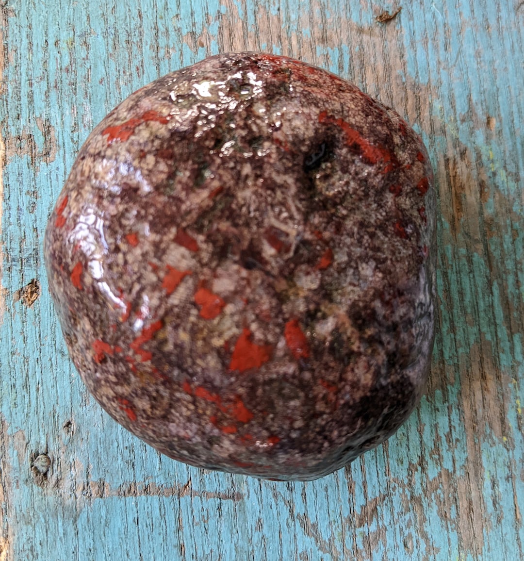 Lake Erie Pudding Stone: Pebble Jasper Conglomerate - Paperweight ...