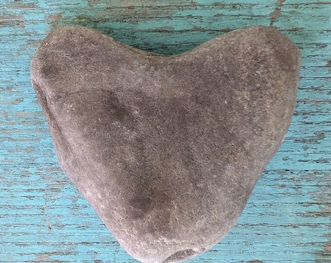 Heart Shaped Lake Erie Rock - Paperweight - Beach Decor - Garden Decor ...