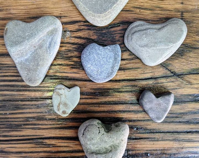 Heart Shaped Beach Rocks Lake Erie Set of 8 - Etsy
