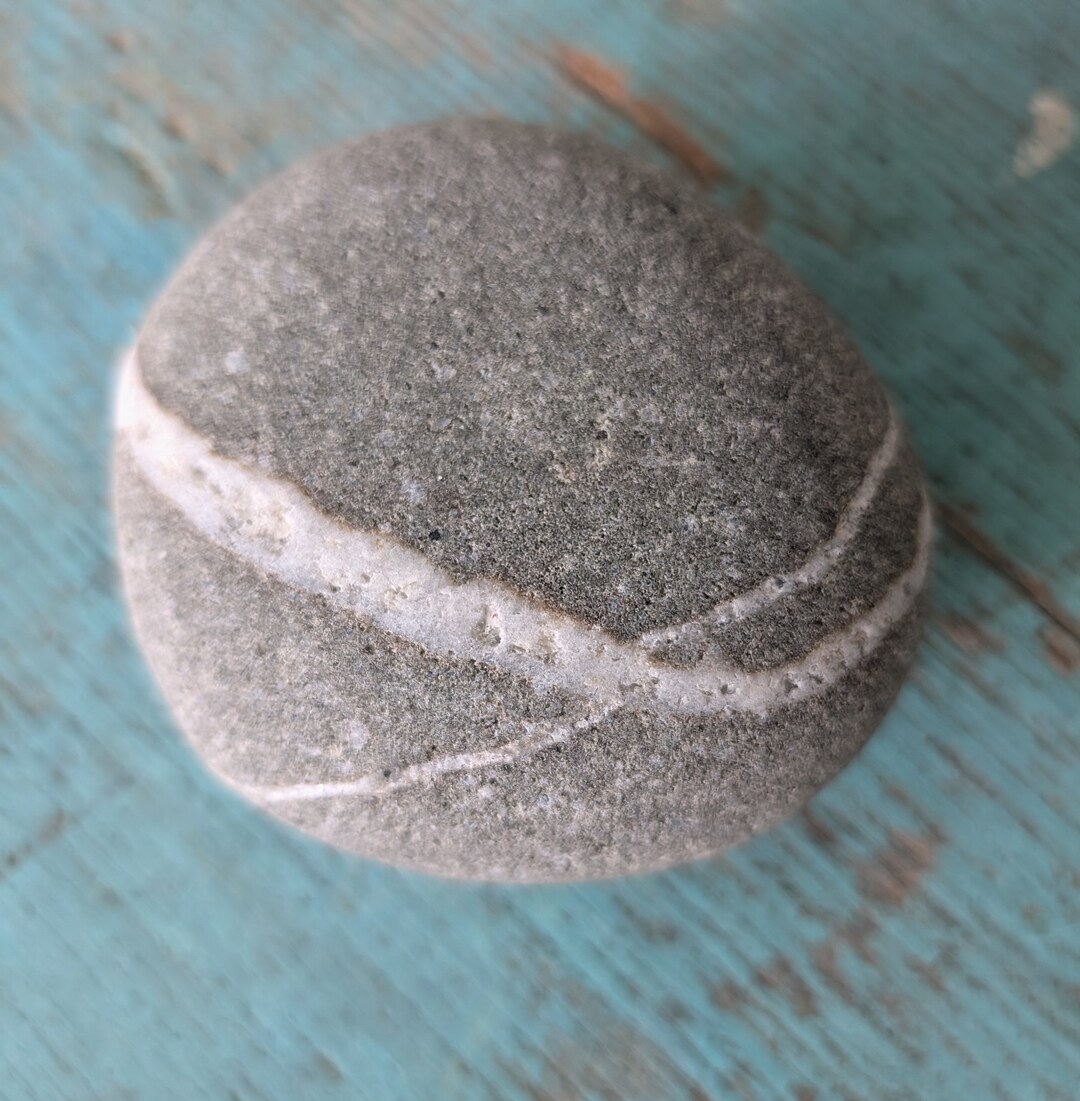 Wishing Stone Lake Erie Wishing Stone Rare Double Bands Large Zen ...