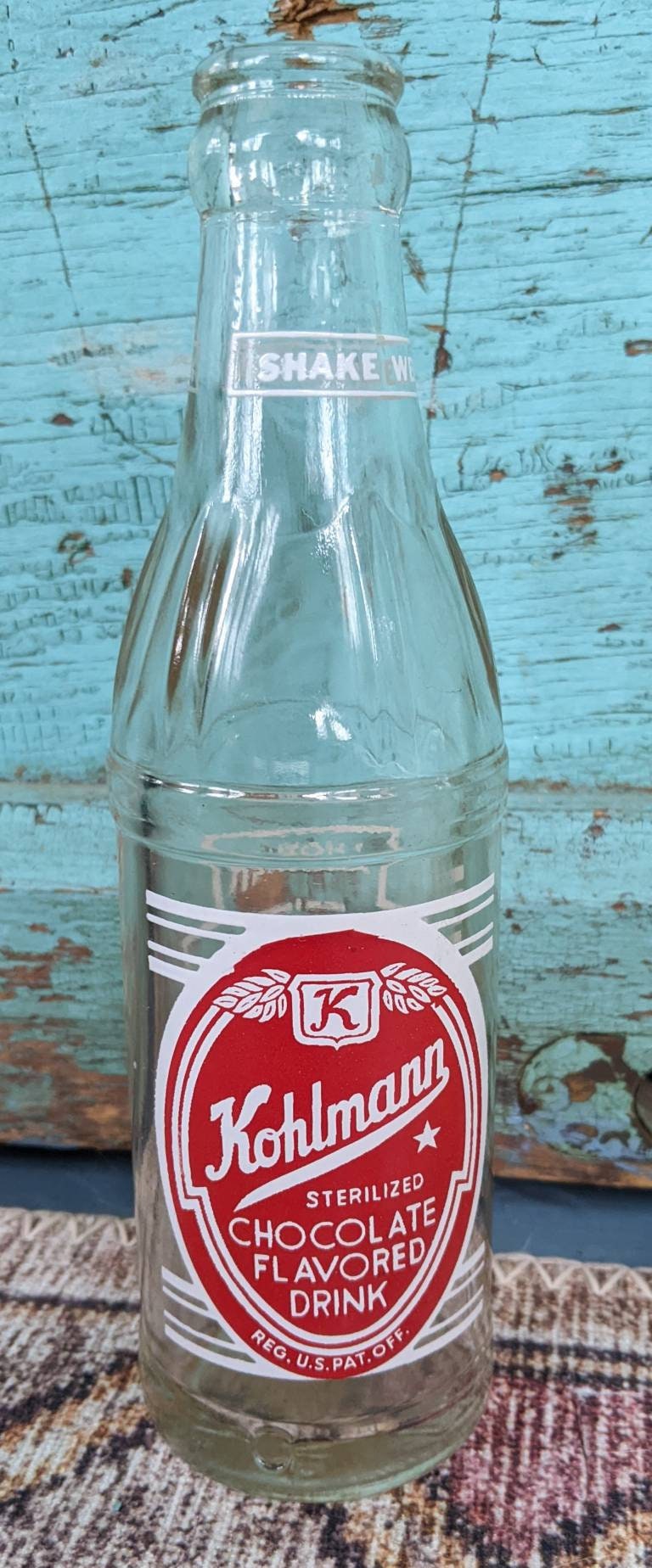 Vintage 7 Oz. Beverage Bottles 1950's Queen-o Kohlmann - Etsy