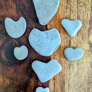 Heart Shaped Beach Rocks - Lake Erie - Set of 8 - Etsy