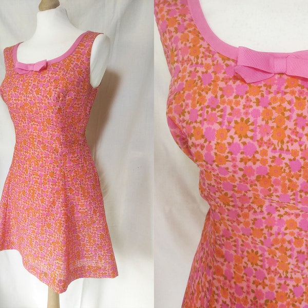 60s Mod Mini Dress - Etsy