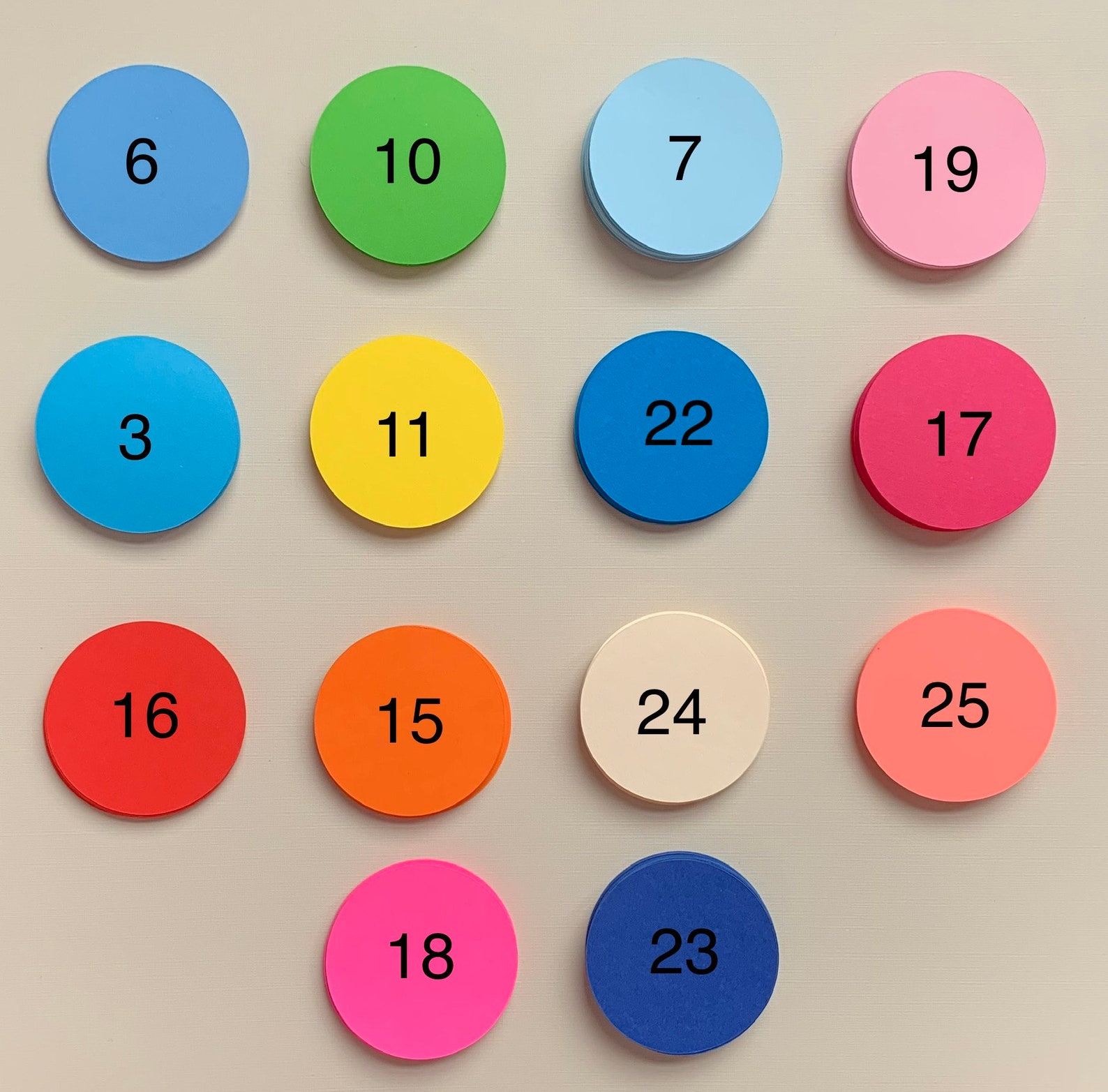 Circle Cut Out Paper Scrapbooking Paper Paper Circles Round - Etsy