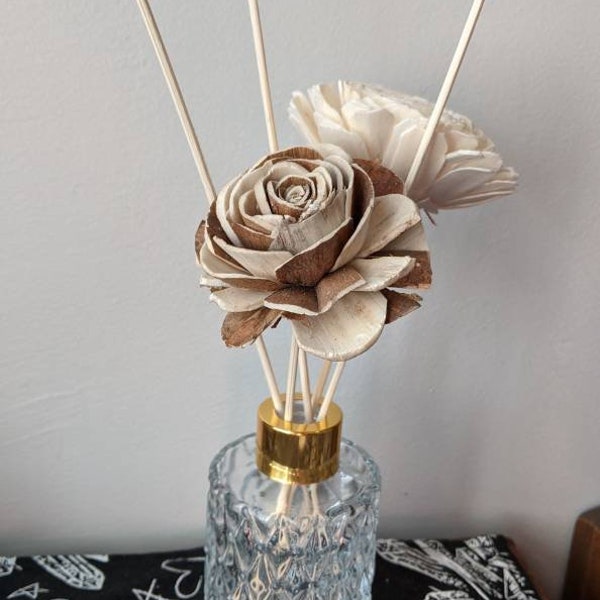 Wood Flower Diffuser - Etsy