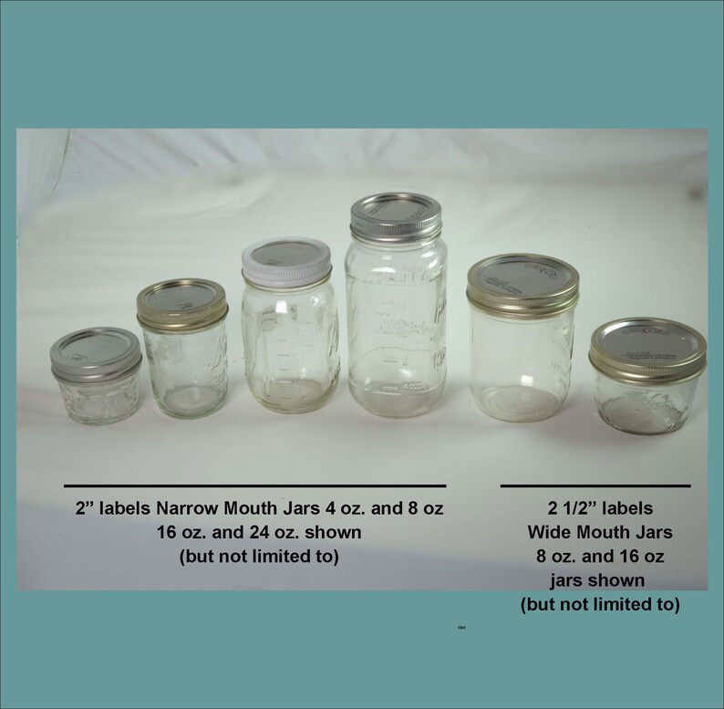 Custom Canning Jar Labels-personalized Jar Label-personalized Jam Jar ...