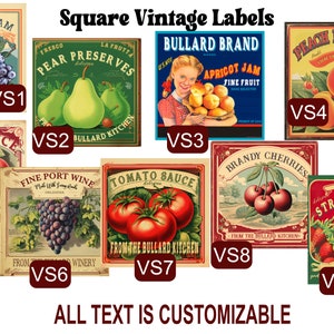 Custom Canning Jar Labels-personalized Jar Label-personalized Jam Jar ...