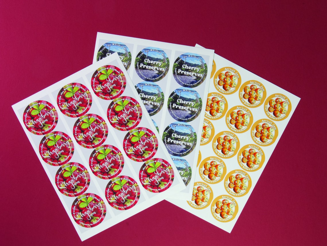 Custom Canning Jar Labels-personalized Jar Label-personalized Jam Jar ...